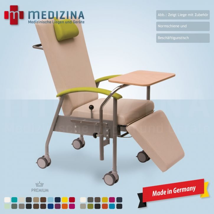 Ruhe- Sitzliegen, Variationsliegen stationär & fahrbar